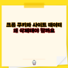 구글 크롬 쿠키 및 사이트 데이터 삭제 설정 초기화 완벽 가이드 Chrome 개인정보 보호 웹 브라우저 네이버 블로그